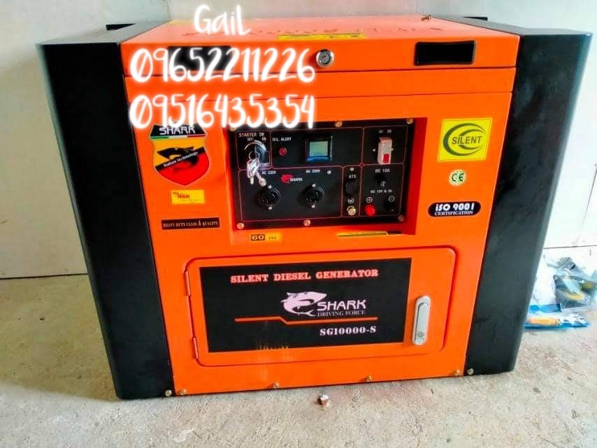SHARK 10kva Silent-Type Air-cooled Diesel Generator (SG10000S ...