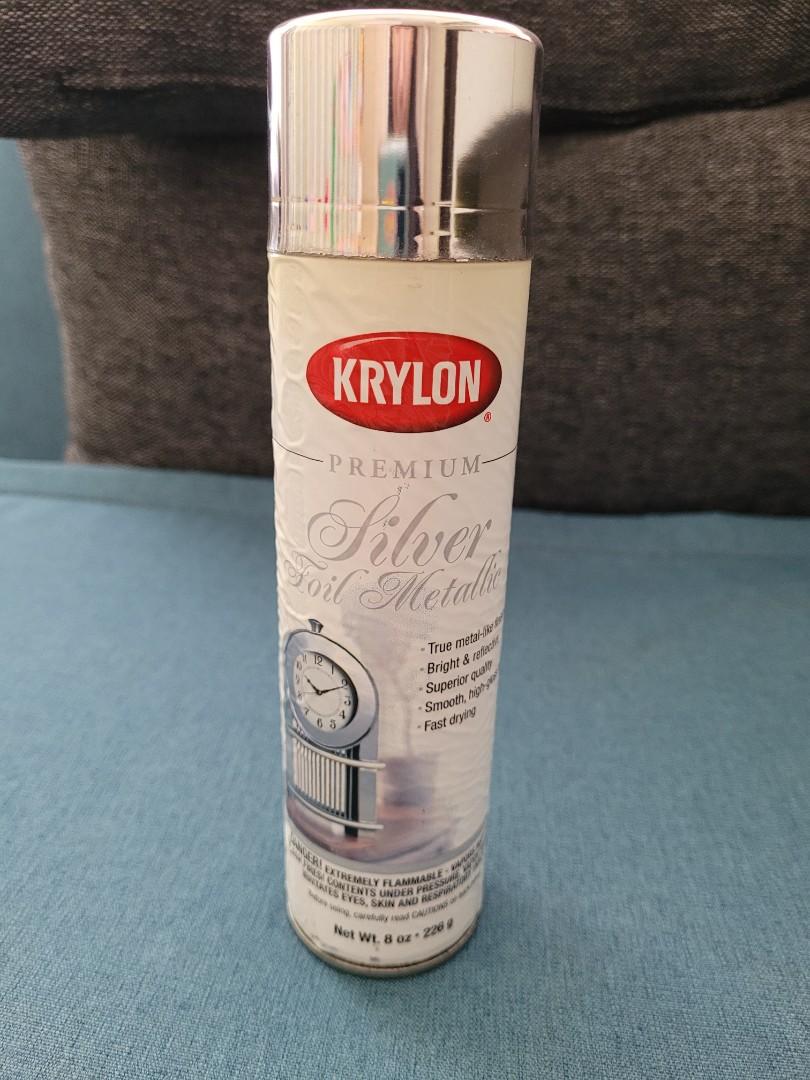Silver metal finish spray paint, Hobbies & Toys, Stationery & Craft ...