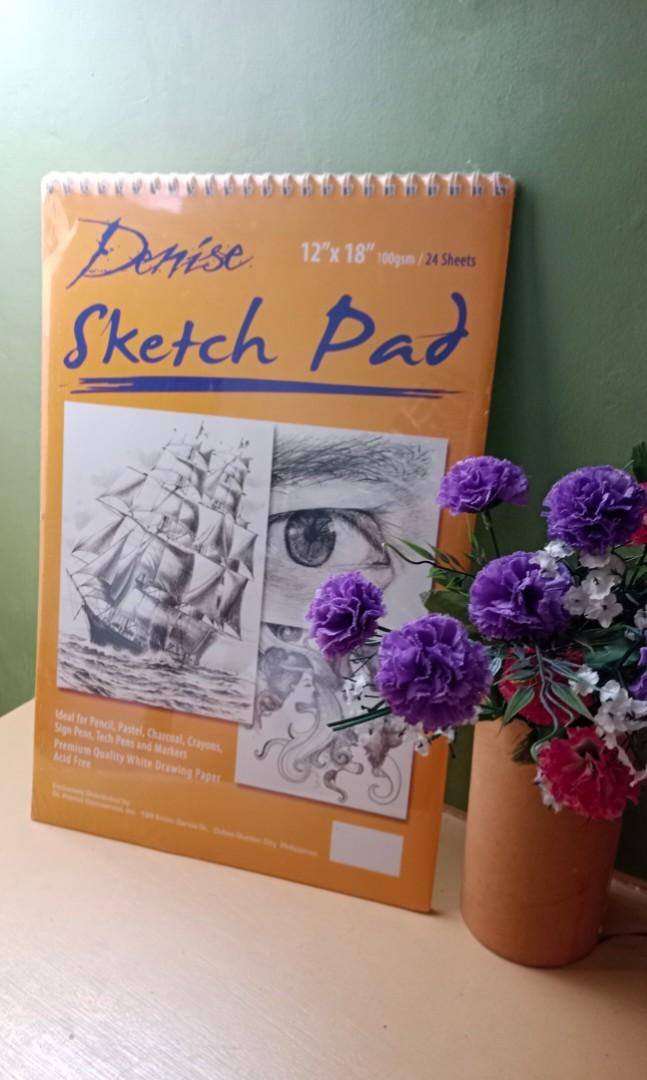Sketch Pad 12" x 18" 100gsm Sealed, Hobbies & Toys, Stationary & Craft ...