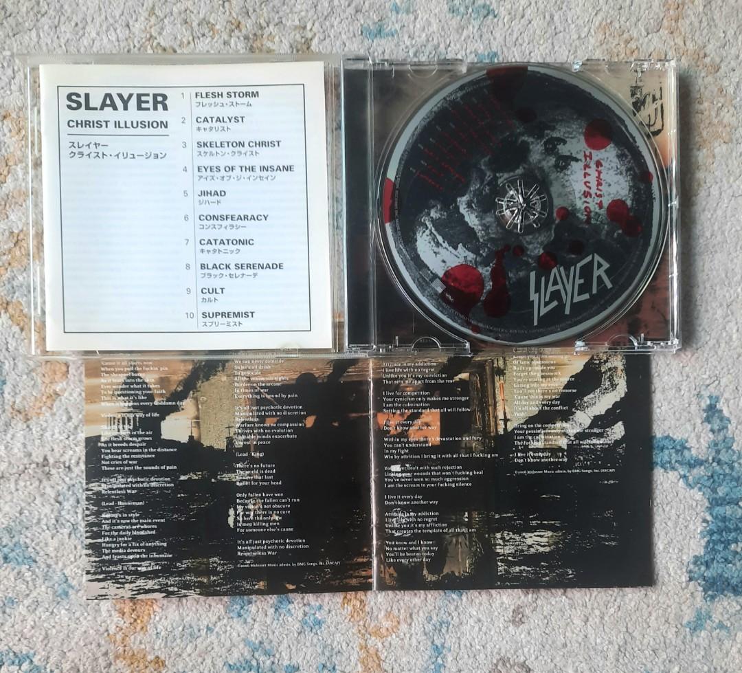 Slayer - Christ Illusion CD, Hobbies & Toys, Music & Media, CDs & DVDs ...