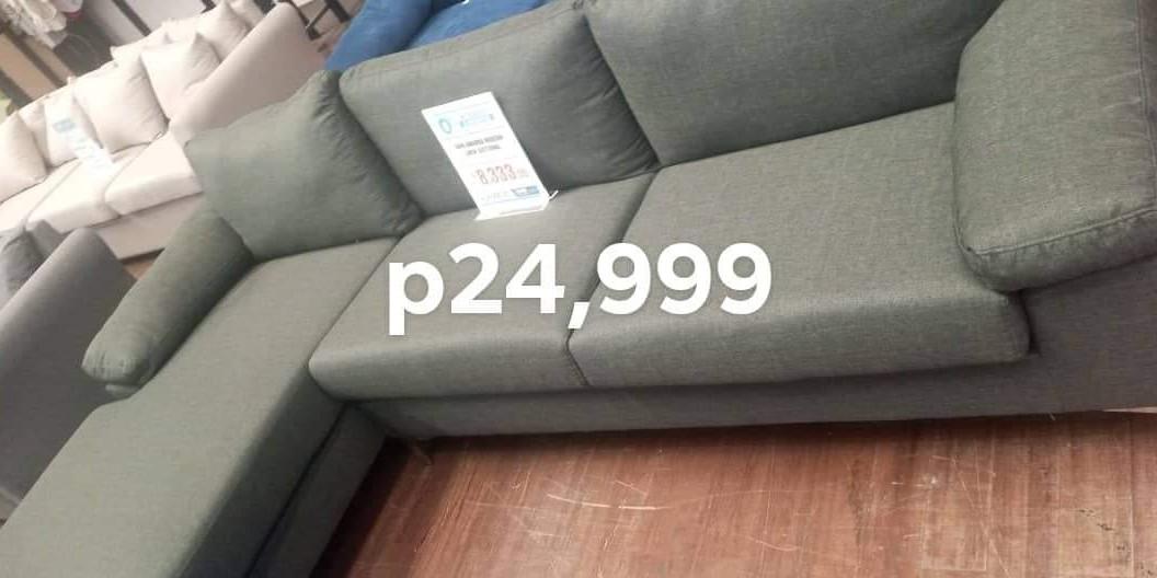 sofa L type, Furniture & Home Living, Furniture, Sofas on Carousell