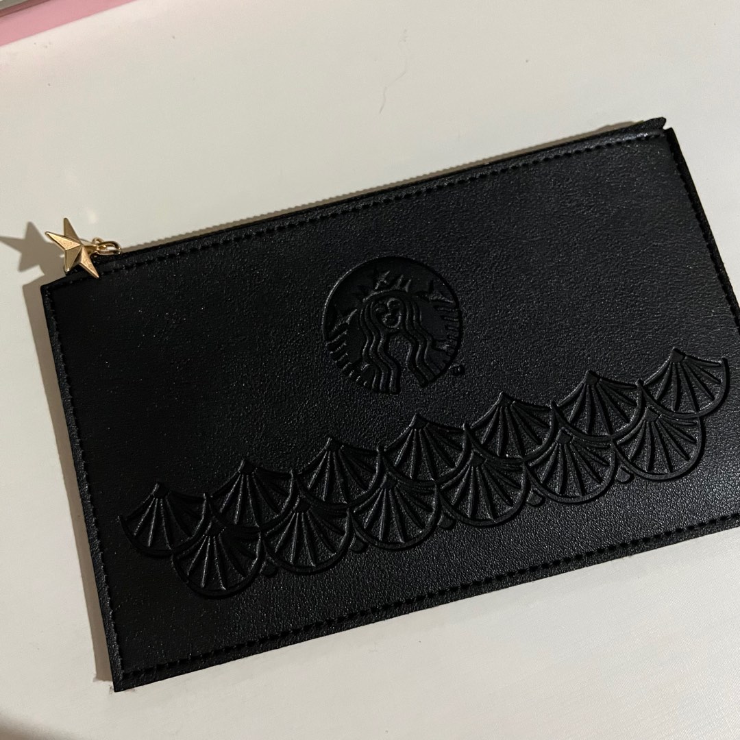 starbucks thin wallet with small journal, Women's Fashion, Bags ...