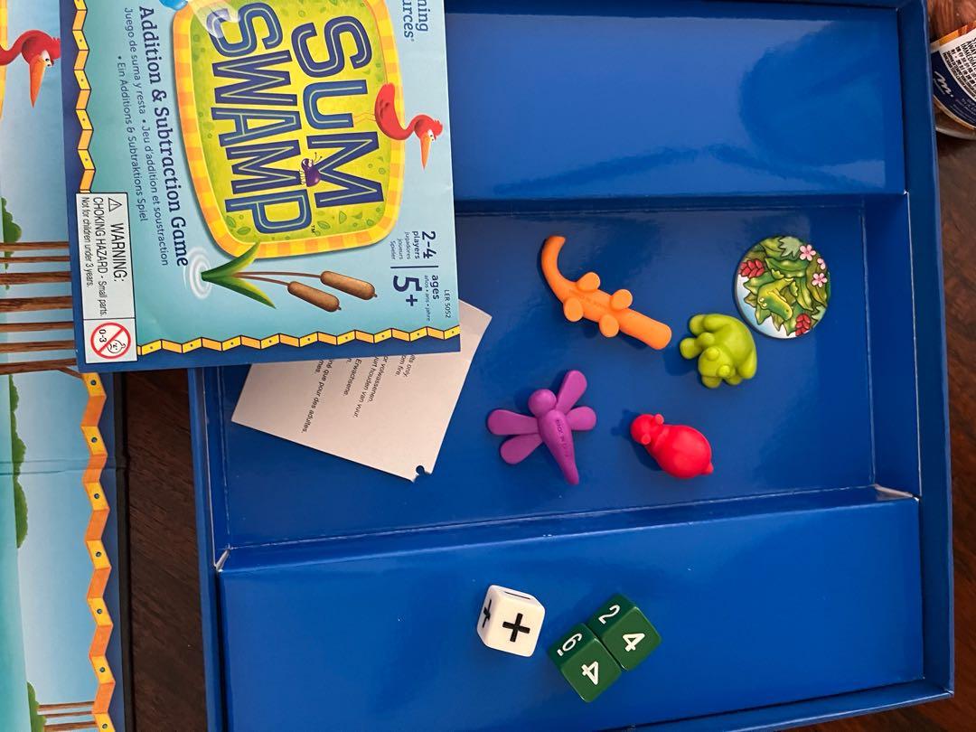 Sum swamp (addition & subtraction game), Hobbies & Toys, Toys & Games ...