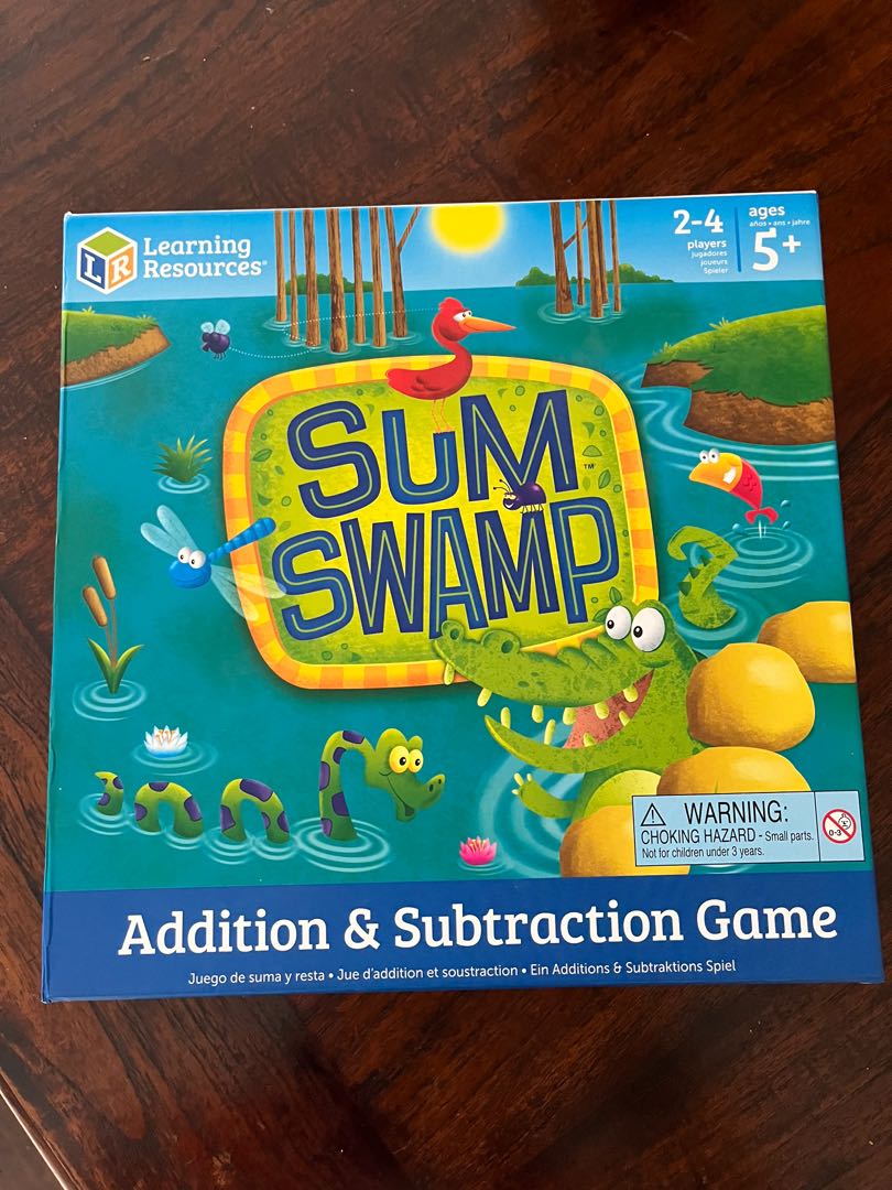 Sum swamp (addition & subtraction game), Hobbies & Toys, Toys & Games ...