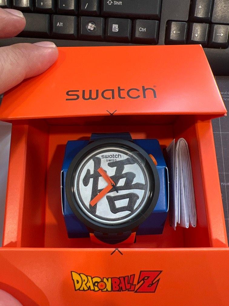 swatch x dragon ball z goku, Luxury, Watches on Carousell