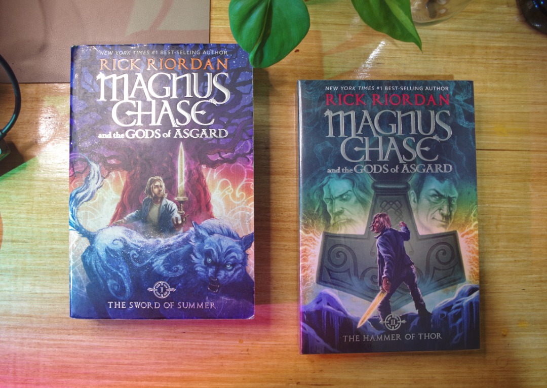 [TAKE ALL 2] RICK RIORDAN'S Magnus Chase Book Set, Hobbies & Toys ...