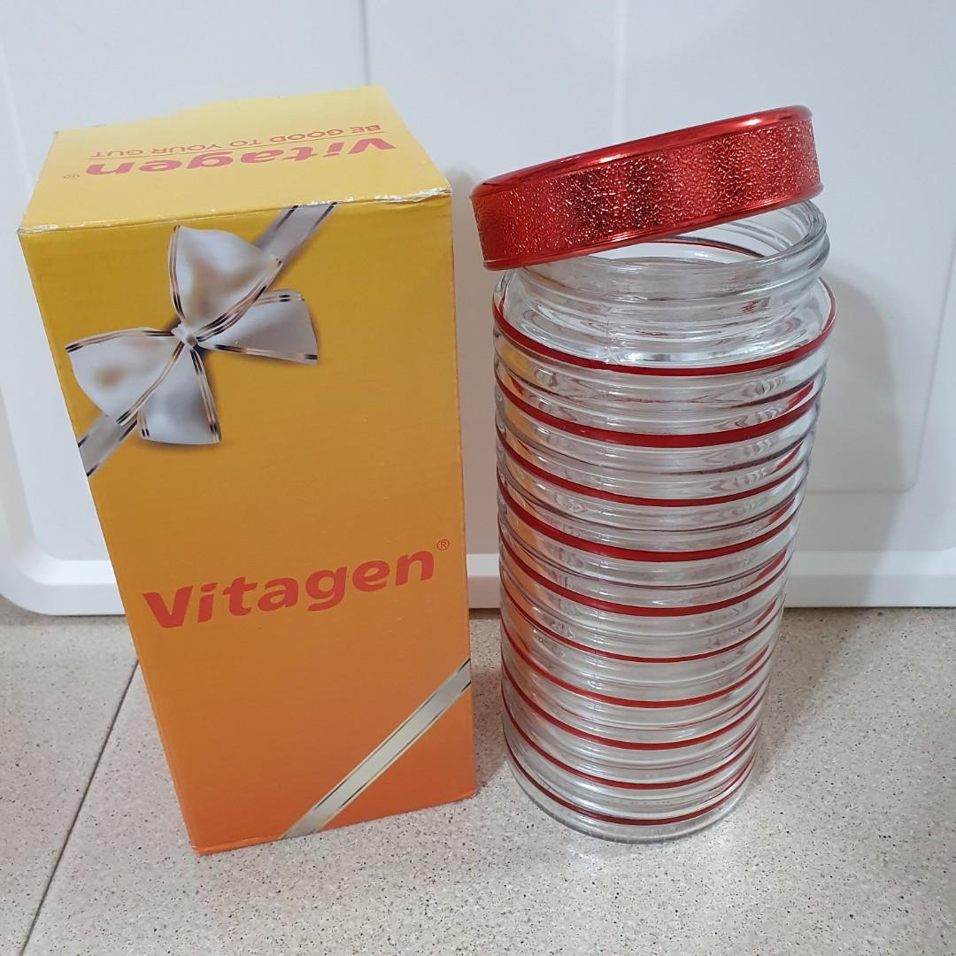 Tall glass container, Furniture & Home Living, Kitchenware & Tableware ...