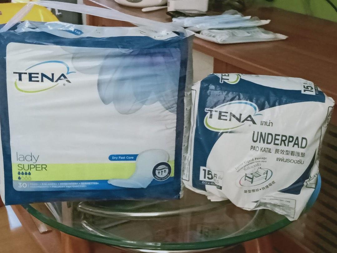 Tena Lady Super & Underpad, Beauty & Personal Care, Sanitary Hygiene on ...