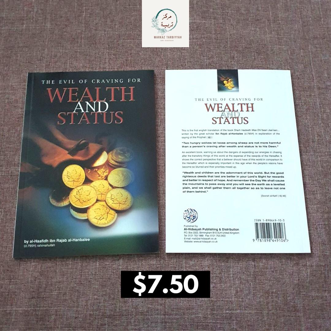 The Evil of Craving for Wealth and Status, Hobbies & Toys, Books ...