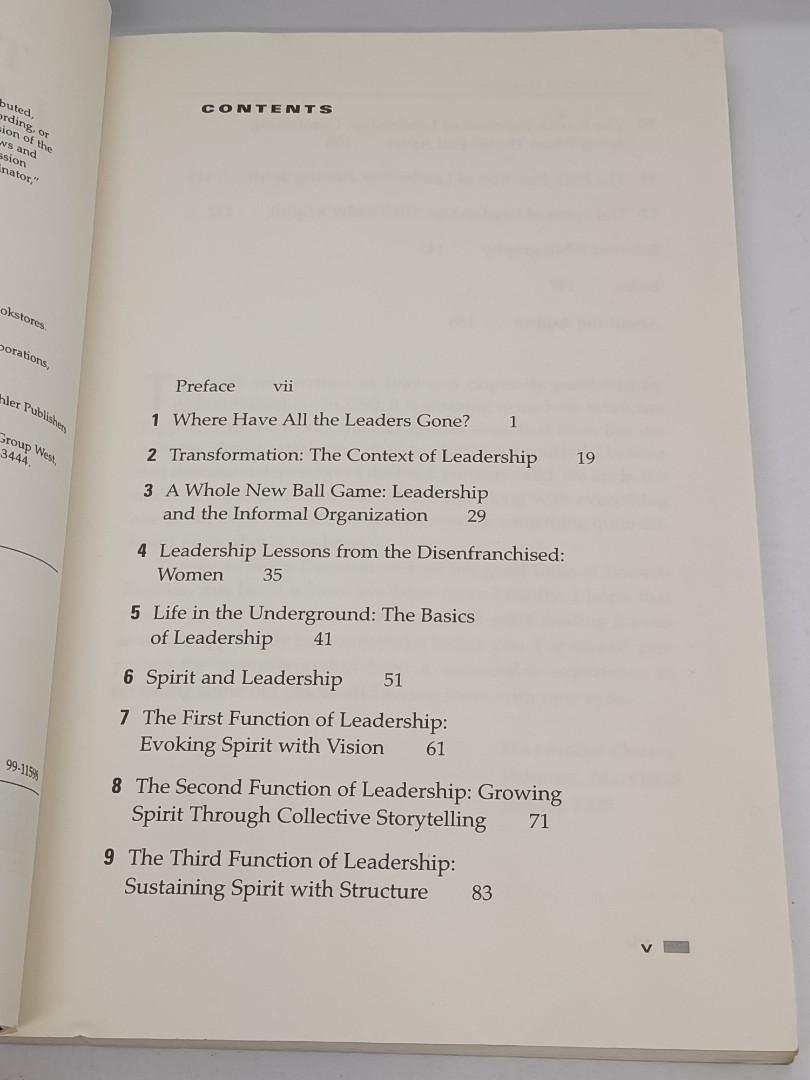 The Spirit of Leadership : Liberating The Leader in Each of Us, Hobbies ...