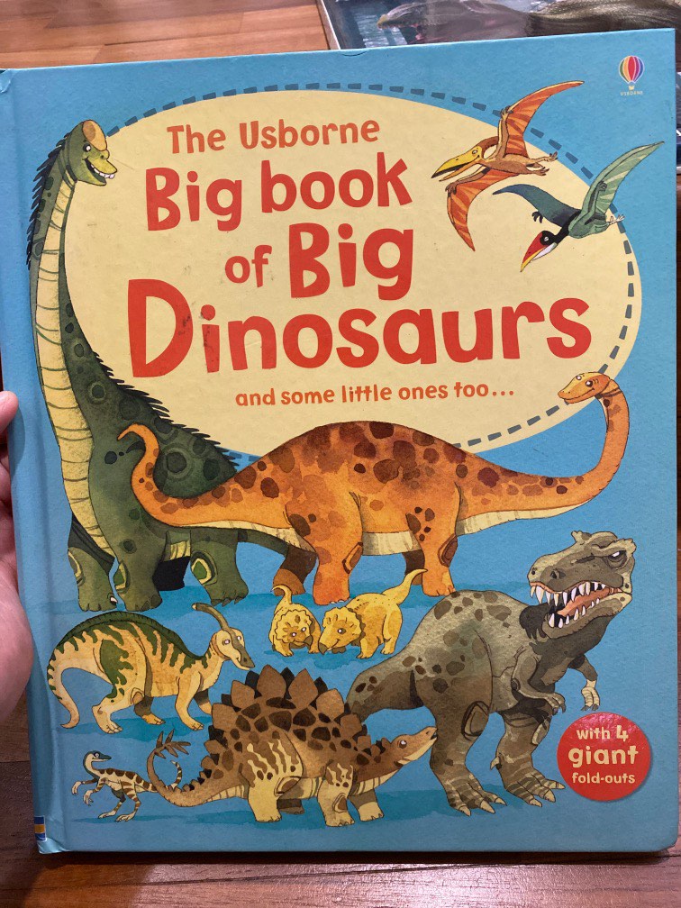 The Usborne Big Book of Big Dinosaurs (hardcover), Hobbies & Toys ...
