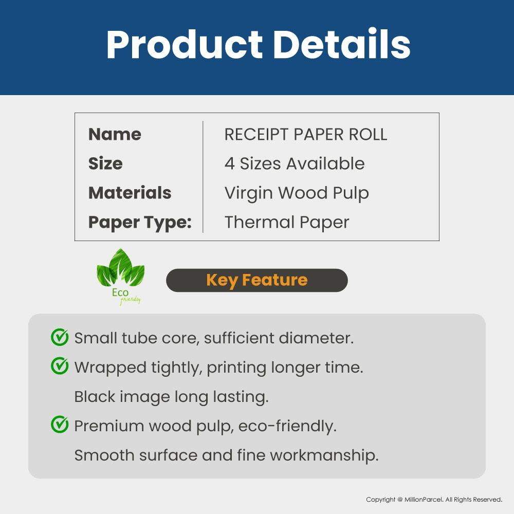 Thermal paper roll | Nets paper roll | Mini Bluetooth Printer Paper ...