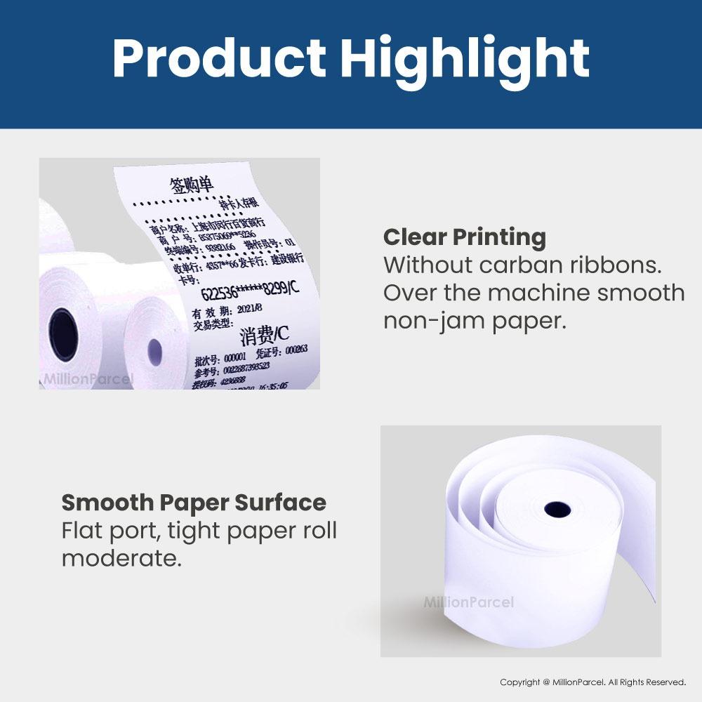 Thermal paper roll | Nets paper roll | Mini Bluetooth Printer Paper ...