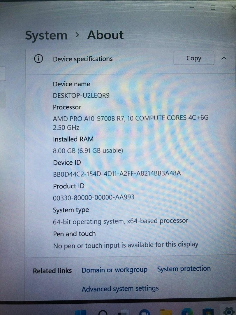 Thinkpad A475 AMD A10 good working condition, Computers & Tech, Laptops ...
