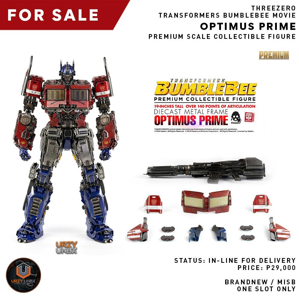 THREEZERO TRANSFORMERS BUMBLEBEE MOVIE OPTIMUS PRIME PREMIUM SCALE COLLECTIBLE FIGURE, Hobbies ...