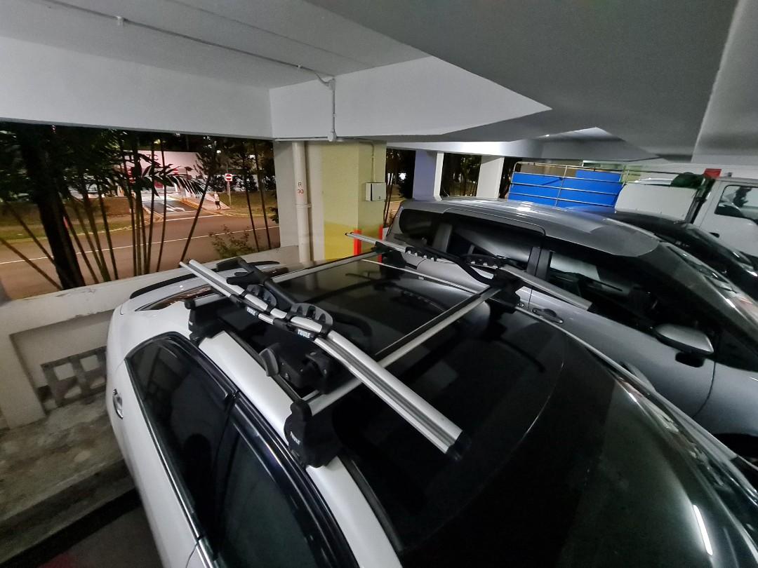 Thule car roof rack - sedan, Sports Equipment, Bicycles & Parts, Parts ...