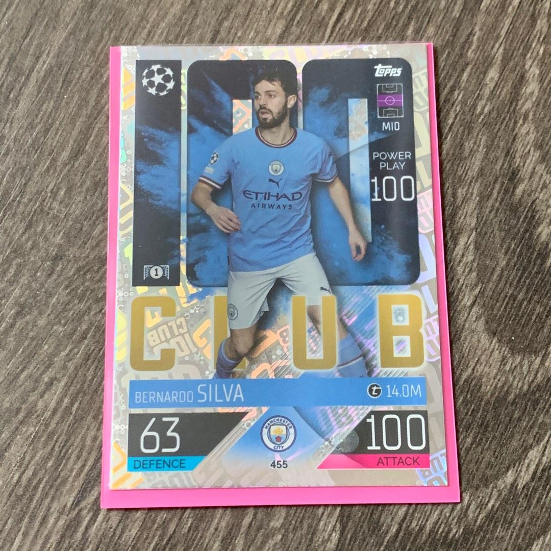 Topps Match Attax 2022/2023 Bernardo Silva 100 Club, Hobbies & Toys, Toys & Games on Carousell