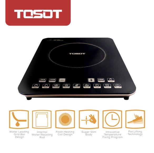 TOSOT Induction Cooker with Precise Temperature and Timer Control with FREE Cooking Pans, TV ...