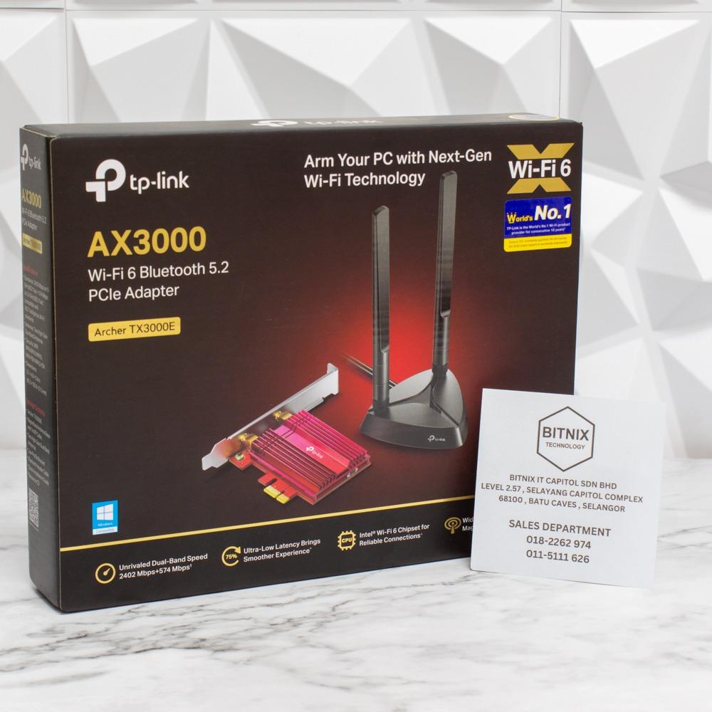 Tp Link Archer Tx E Ax Wi Fi Bluetooth Pcie Adapter Computers Tech Parts