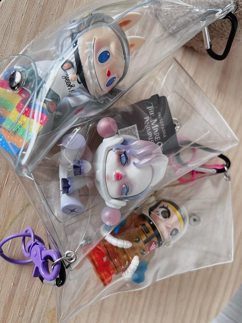 Transparent waterproof popmart /Molly/Labubu package case pouch DIY ...