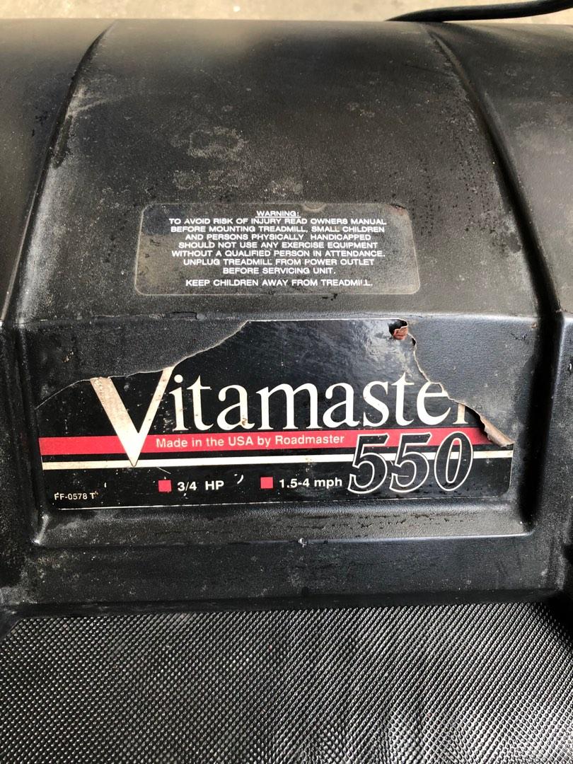 Treadmill Made in USA Vitamaster Roadmaster, Sports Equipment, Exercise ...