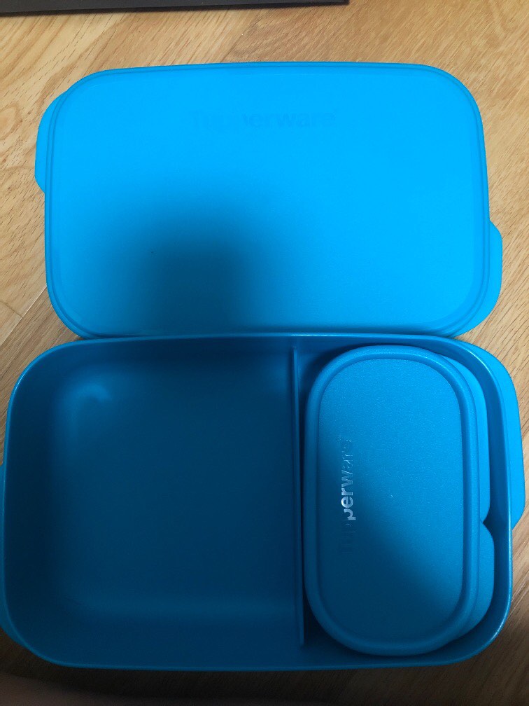 Tupperware 590ML lunch box, Furniture & Home Living, Kitchenware ...