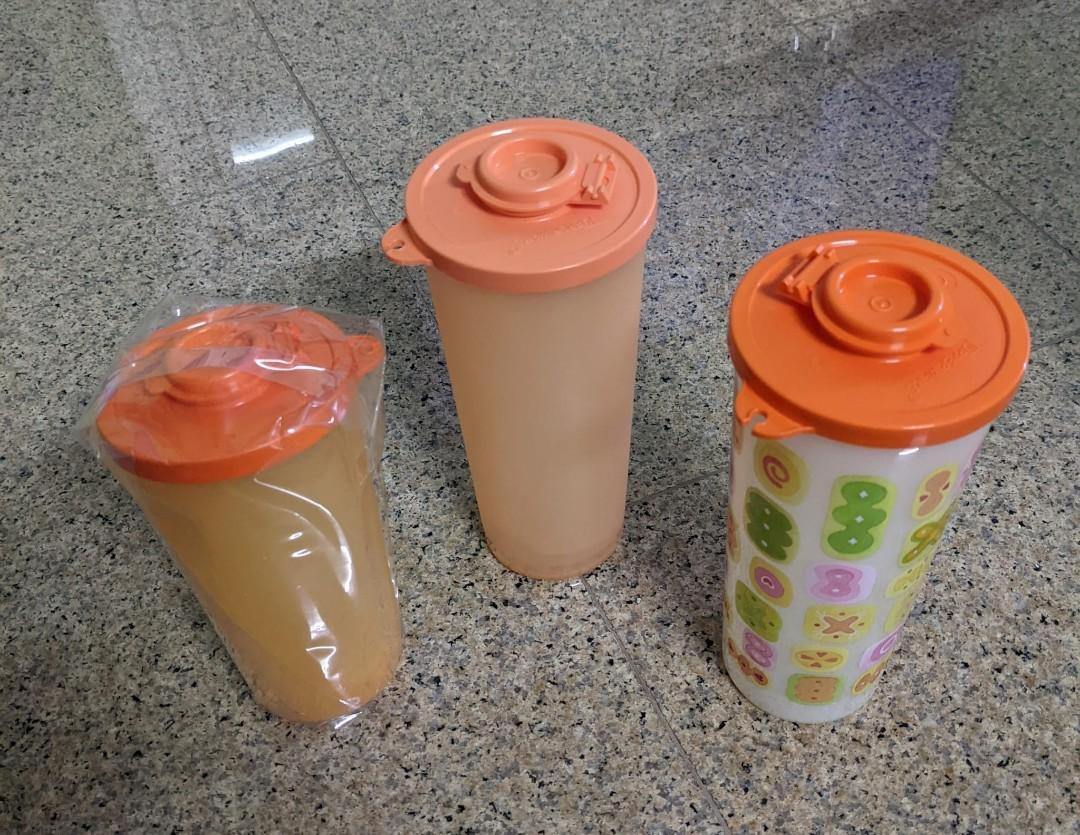 Tupperware Tumbler Bottle Long Cup, Furniture & Home Living ...