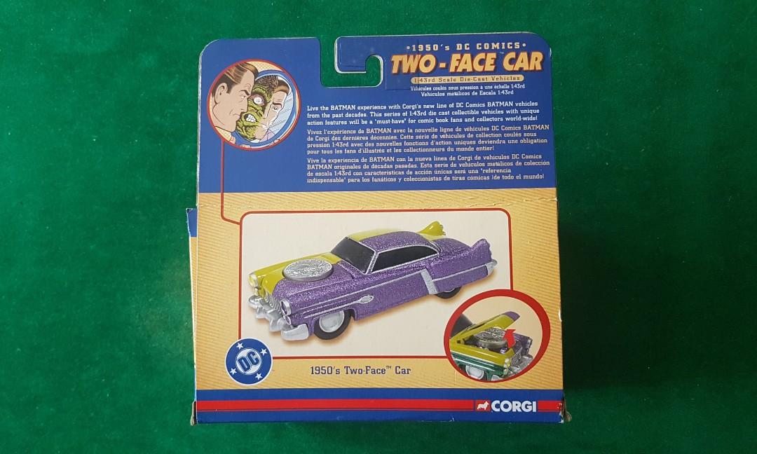 Two face car 1950s DC comics (Corgi), Hobbies & Toys, Toys & Games on ...
