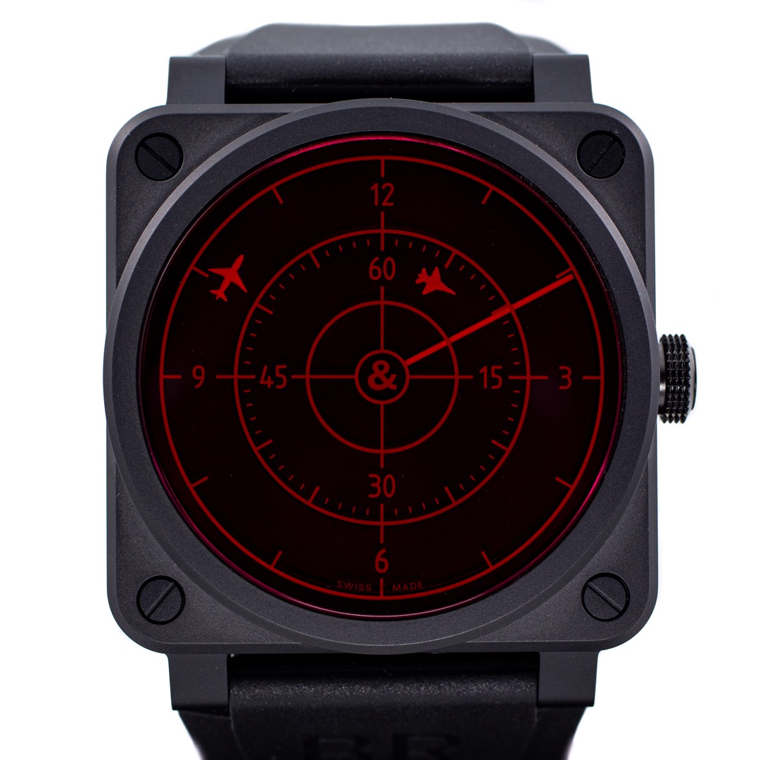Unworn Bell & Ross Red Radar Ceramic Limited Edition Ref: BR0392-RRDR ...