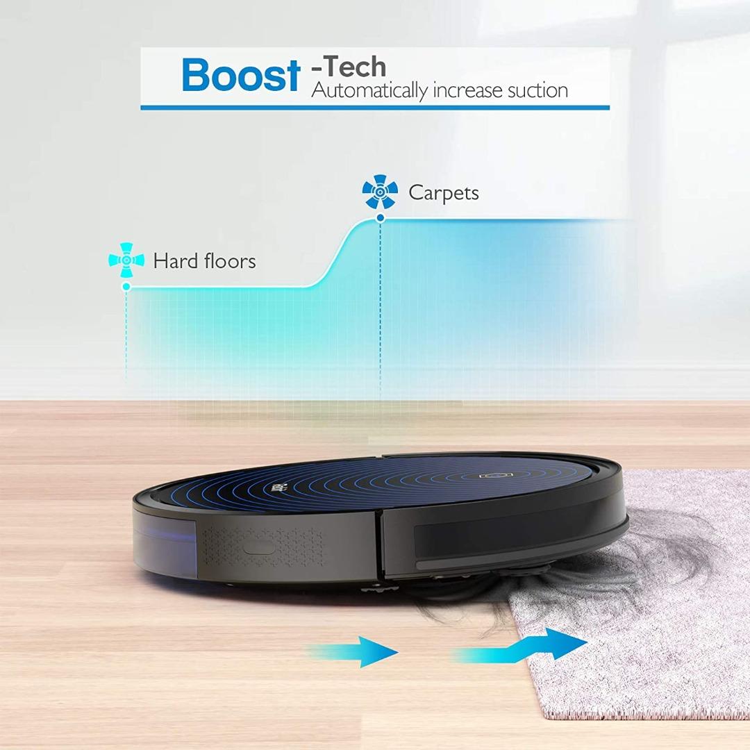 "(USED) (ROBOT, charging base, charger and remote) Robot Vacuum, 2500Pa ...