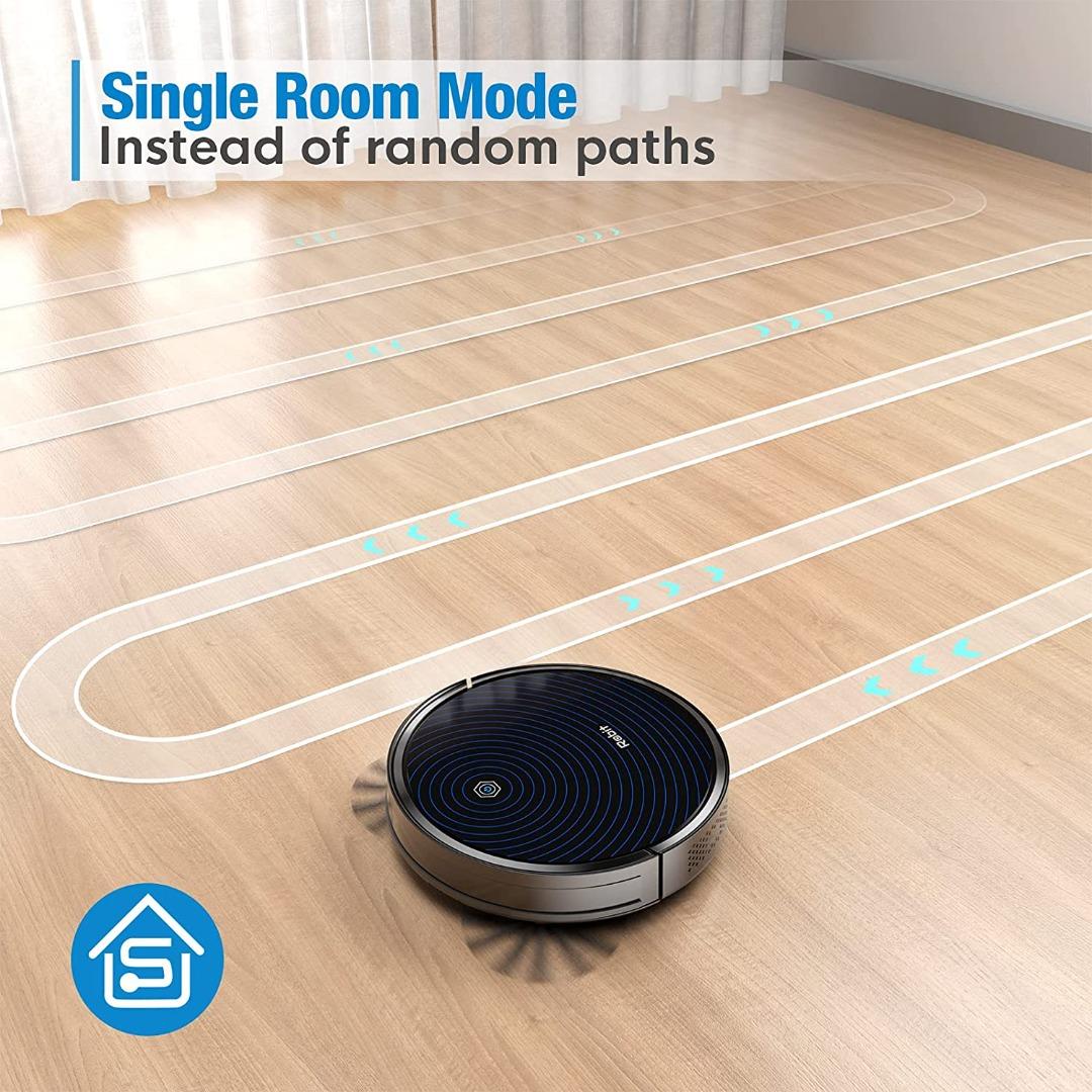 "(USED) (ROBOT, charging base, charger and remote) Robot Vacuum, 2500Pa ...