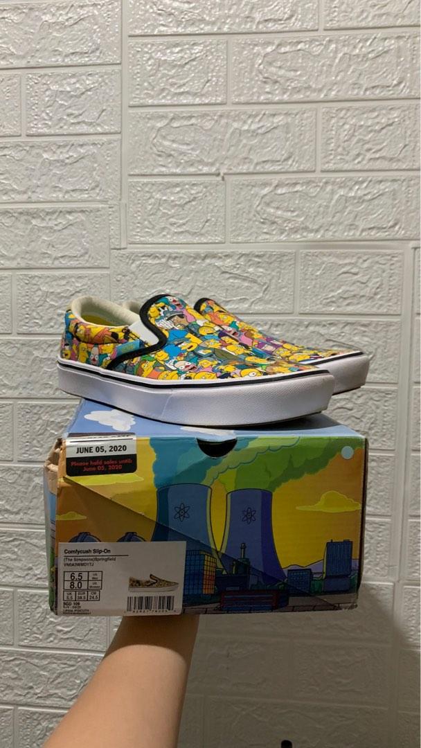 VANS x THE SIMPSONS collab, Men's Fashion, Footwear, Sneakers on Carousell