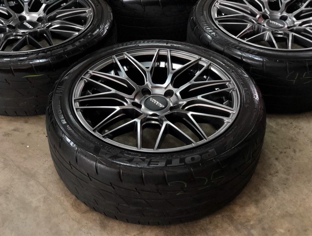 VARRO WHEELS 17 rim tyre golf jetta passat beetle w176 w117 civic hrv ...