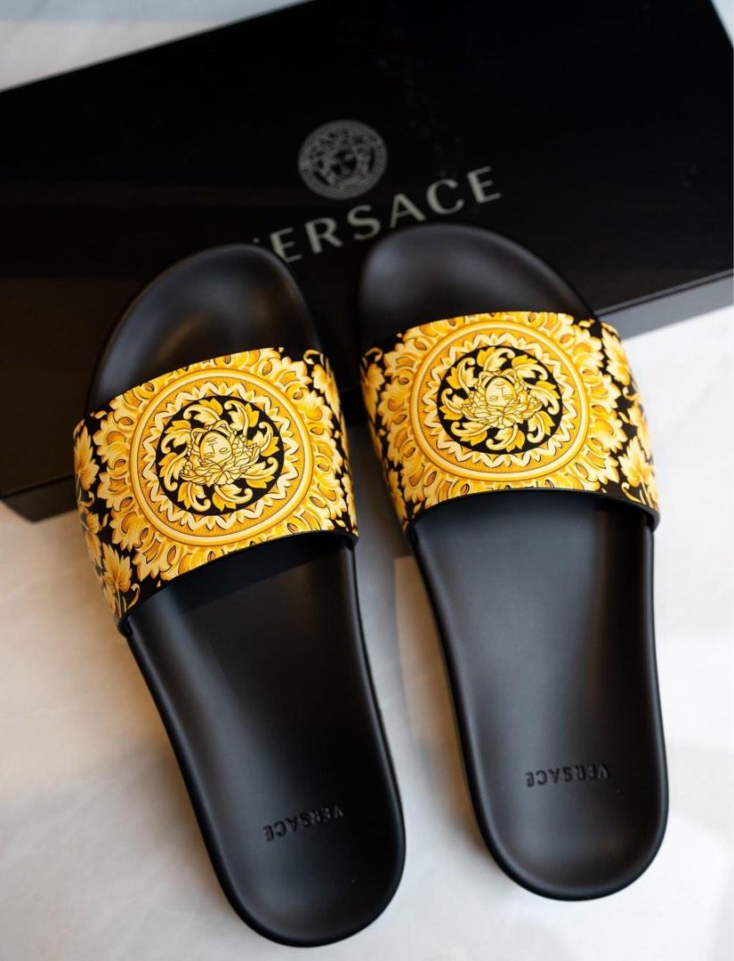 Versace Medusa Head Slides, Luxury, Sneakers & Footwear on Carousell