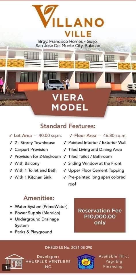 Villano Ville (Viera Model), Property, For Sale, House & Lot on Carousell