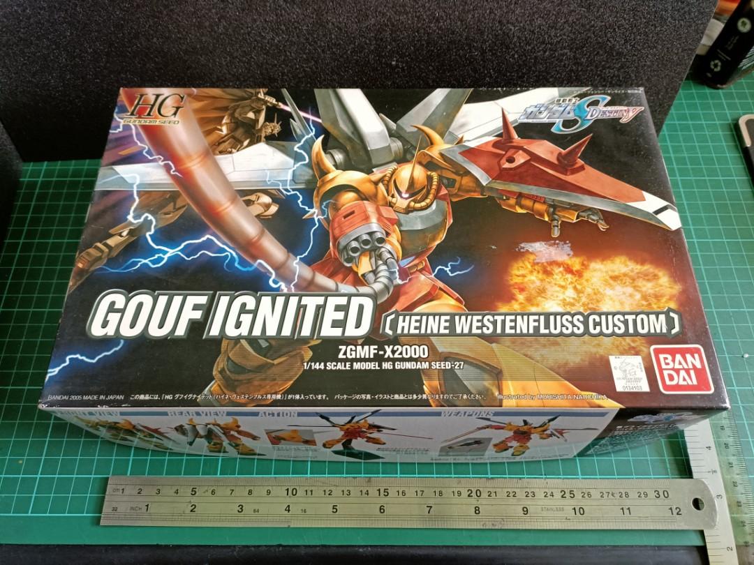 Vintage 2005 (1/144) GOUF IGNITED ZGMF-X2000 HG GUNDAM SEED-27 (Japan ...