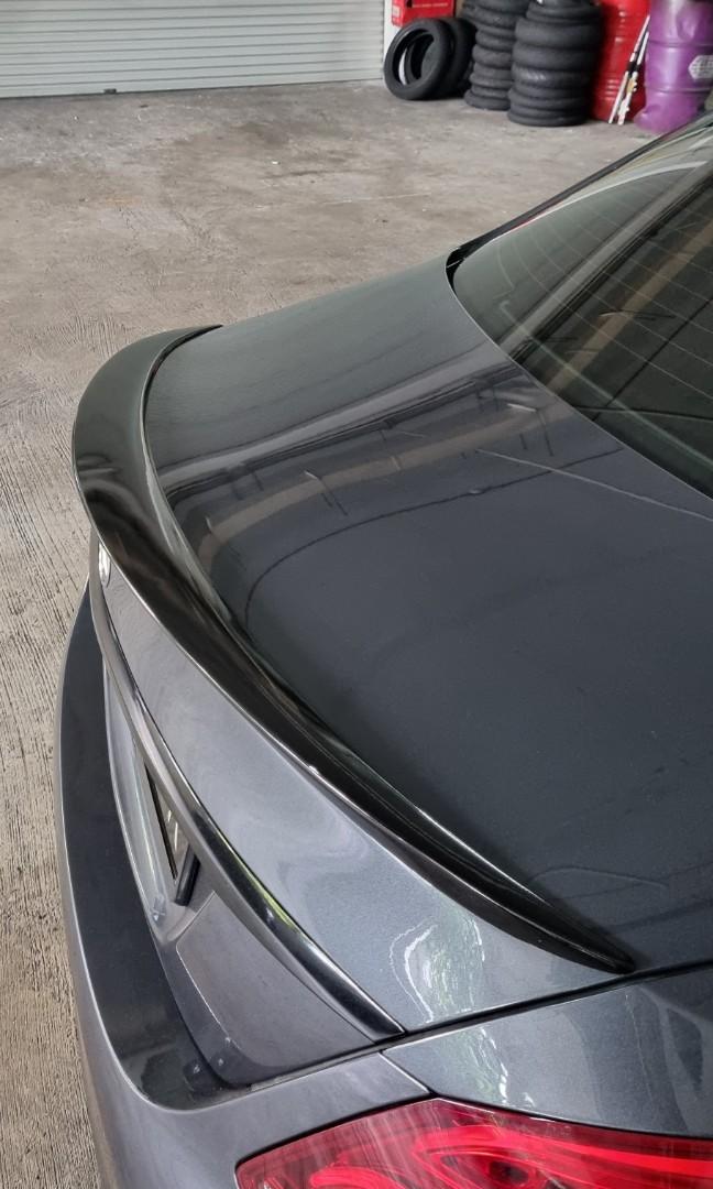 W205 Boot Lip Spoiler, Car Accessories, Accessories on Carousell