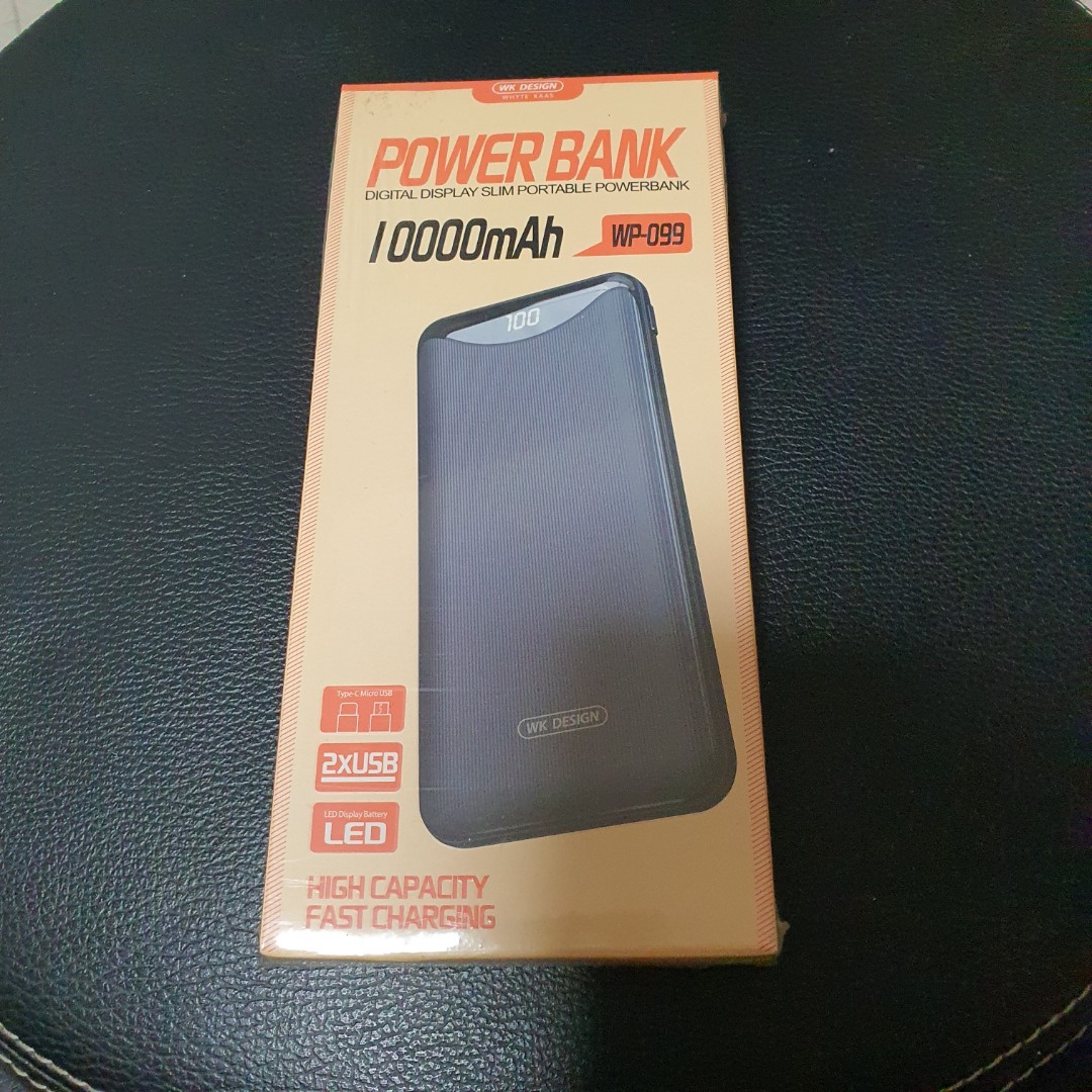 WK DESIGN POWERBANK 10000mah (WP-099), Mobile Phones & Gadgets, Mobile & Gadget Accessories ...