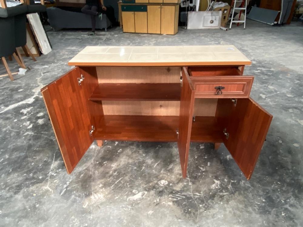 Wooden Low Kitchen Cabinet with Drawer / Kabinet Dapur Rendah Kayu ...