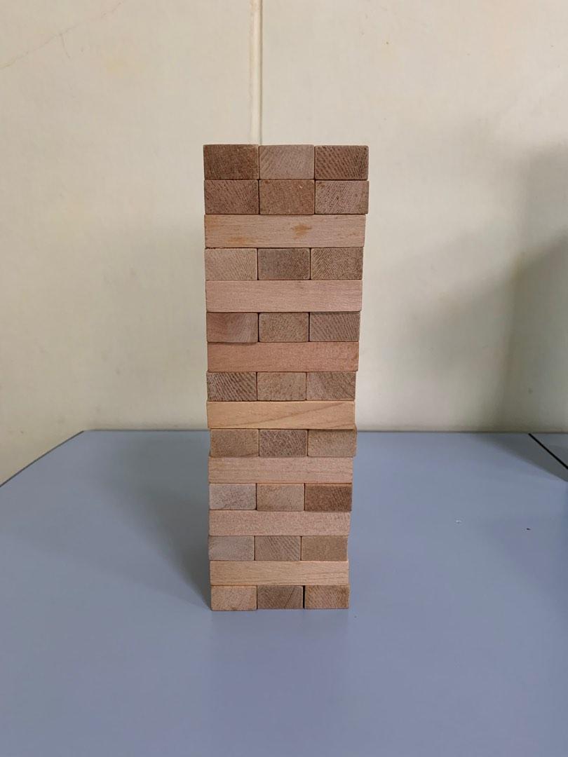 Wooden Uno Stacko / Jenga, Hobbies & Toys, Toys & Games on Carousell
