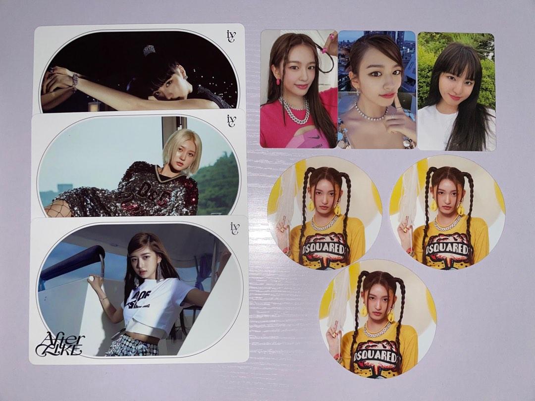 WTS ive after like album photocards pcs postcard circle card yujin leeseo gaeul wonyoung rei liz ...