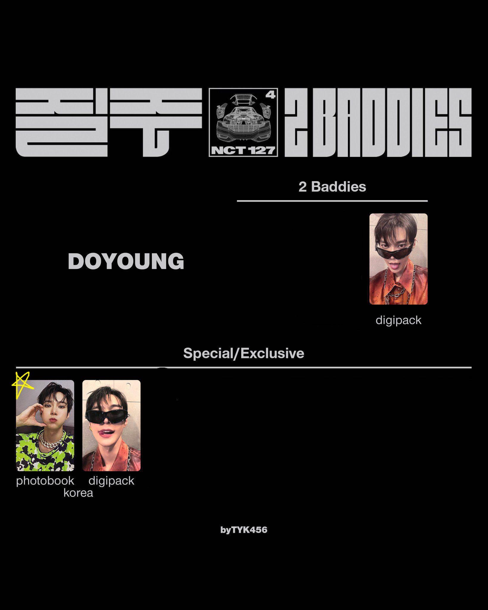 [wtt/wts] nct 127 2 baddies pc photobook faster ver taeyong jaehyun taeil doyoung nct127 ...