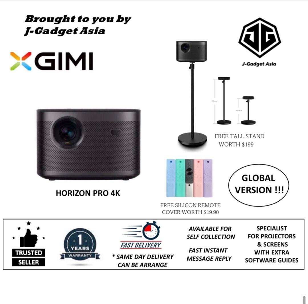 XGIMI Horizon 4K Pro c/w Desktop Pro Stand or Tall Stand and silicon ...