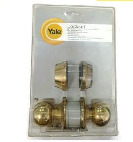 Yale Combination Lockset (Yale Cylindrical Door Knob + Single Cylinder ...