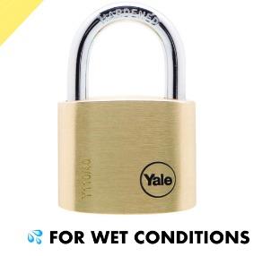 Yale Outdoor Series Wet Conditions Solid Brass Padlock 40mm Y110/40/123 ...