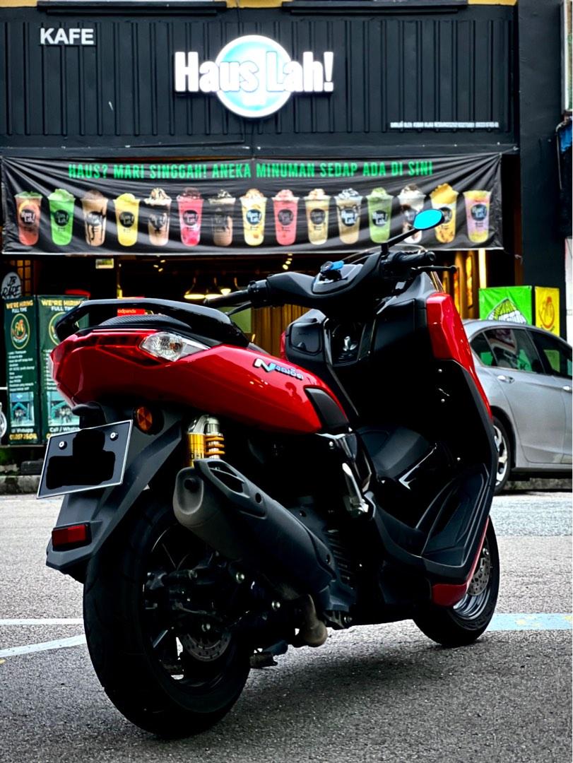 Yamaha NMAX 155 Red Coverset, Motorcycles, Motorcycle Apparel on Carousell