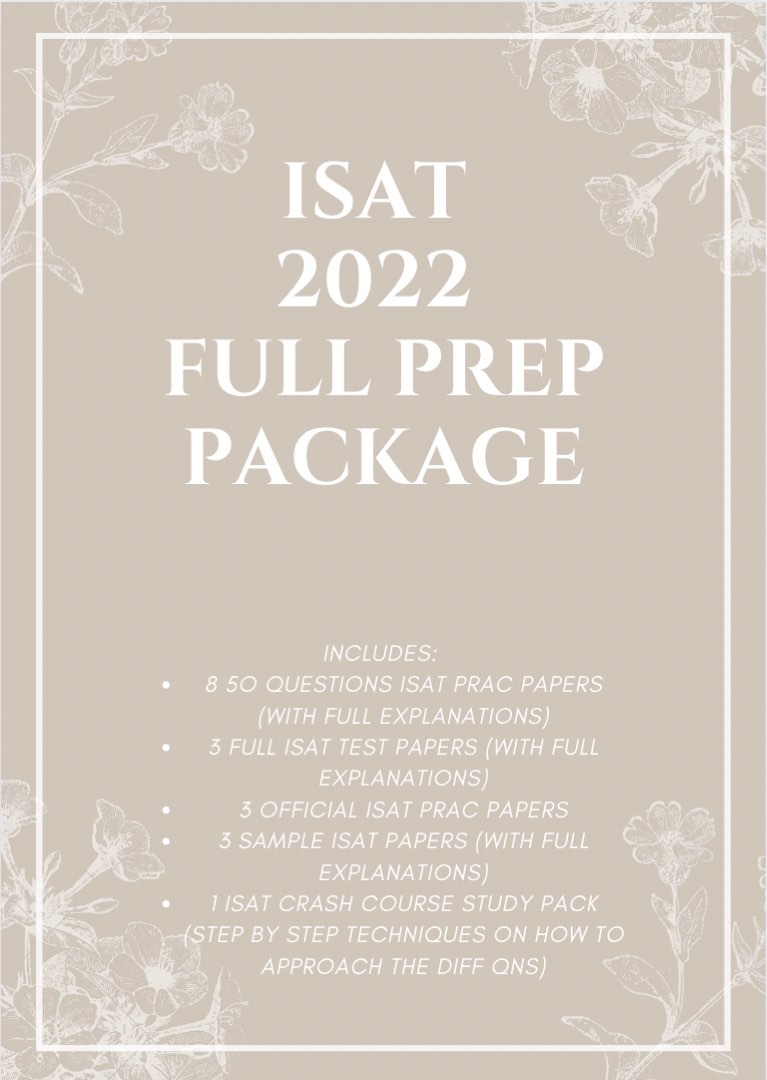 YOUR ISAT PREP NOTES, Hobbies & Toys, Books & Magazines, Textbooks on ...