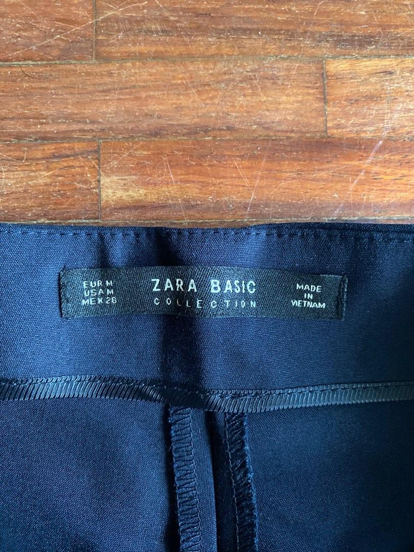 Zara navy blue pants, Women's Fashion, Bottoms, Other Bottoms on Carousell