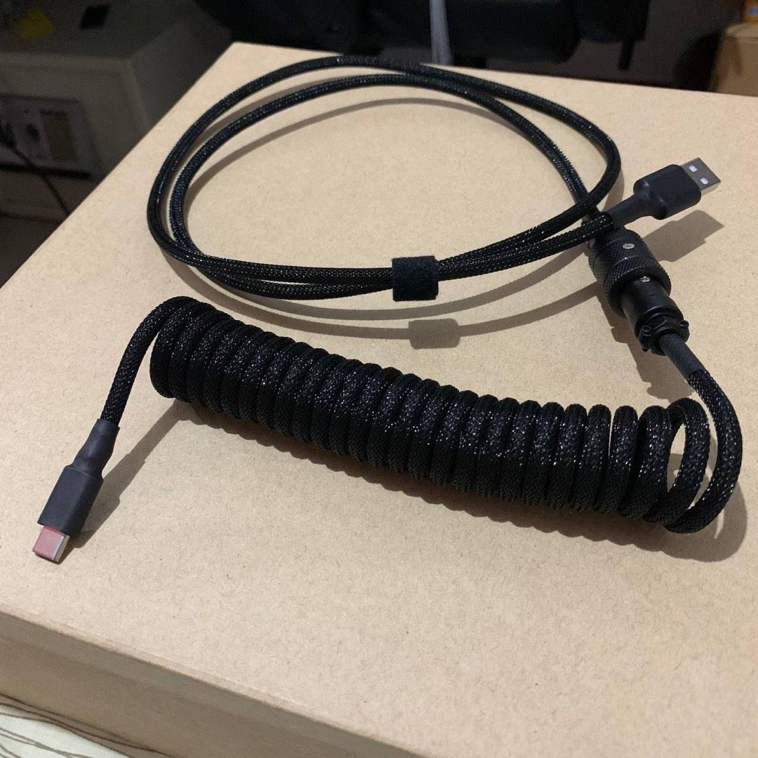 ZNB Coiled Cable - All black, Computers & Tech, Parts & Accessories ...