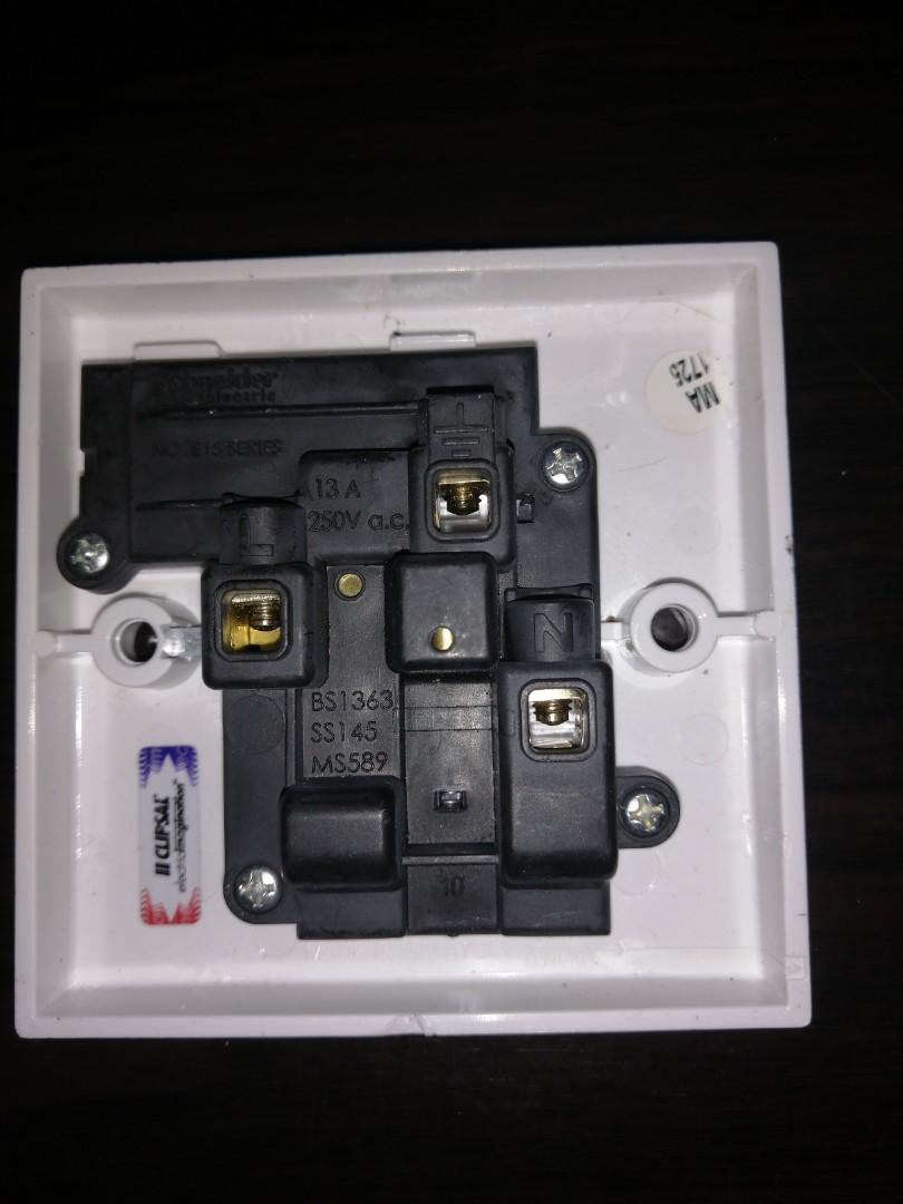 13amp socket power switch, TV & Home Appliances, Electrical, Adaptors ...